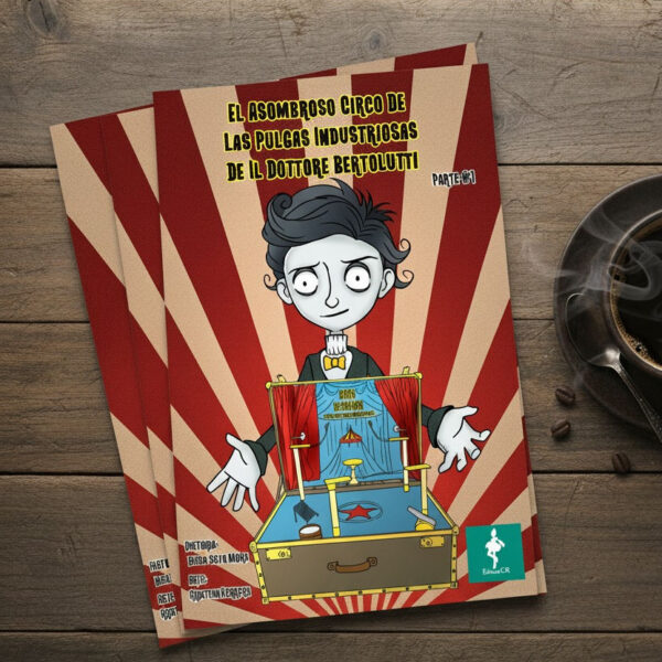 Cómic tico: El asombroso circo de las pulgas Industriosas de Il Dottore Bertolutti | costa rica